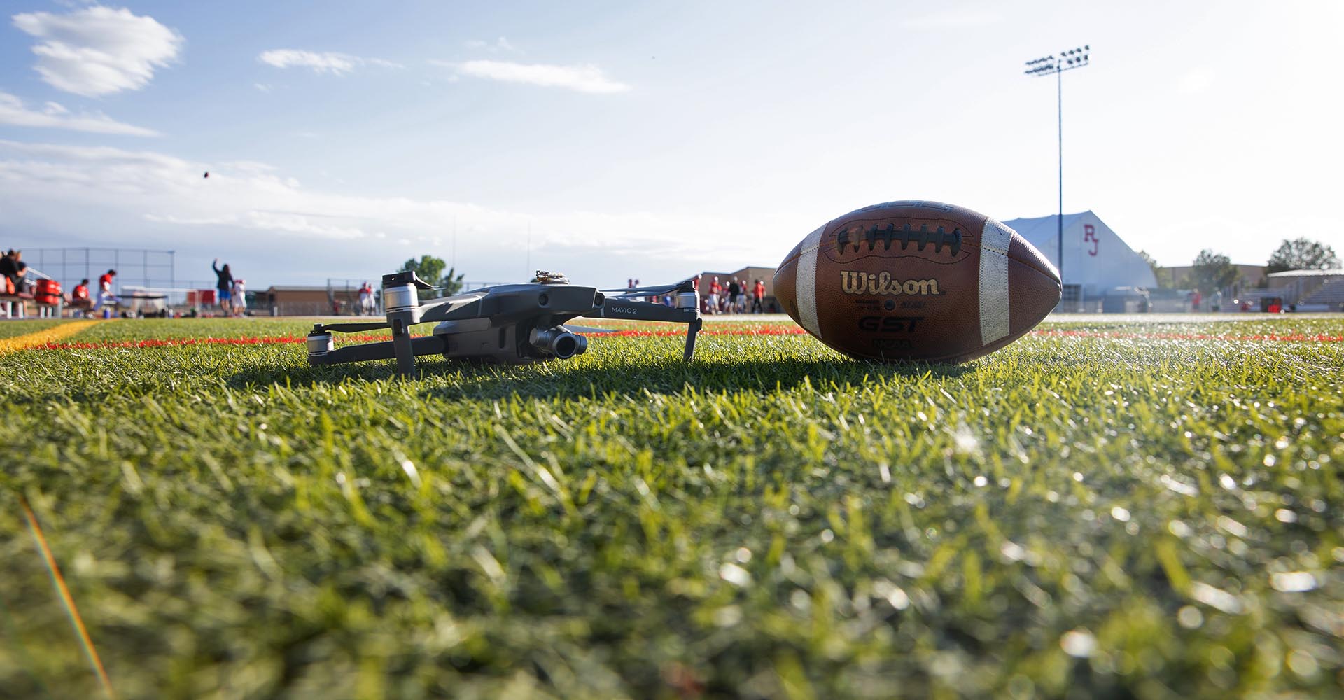 How drones give high school football coaches an edge - MSU Denver