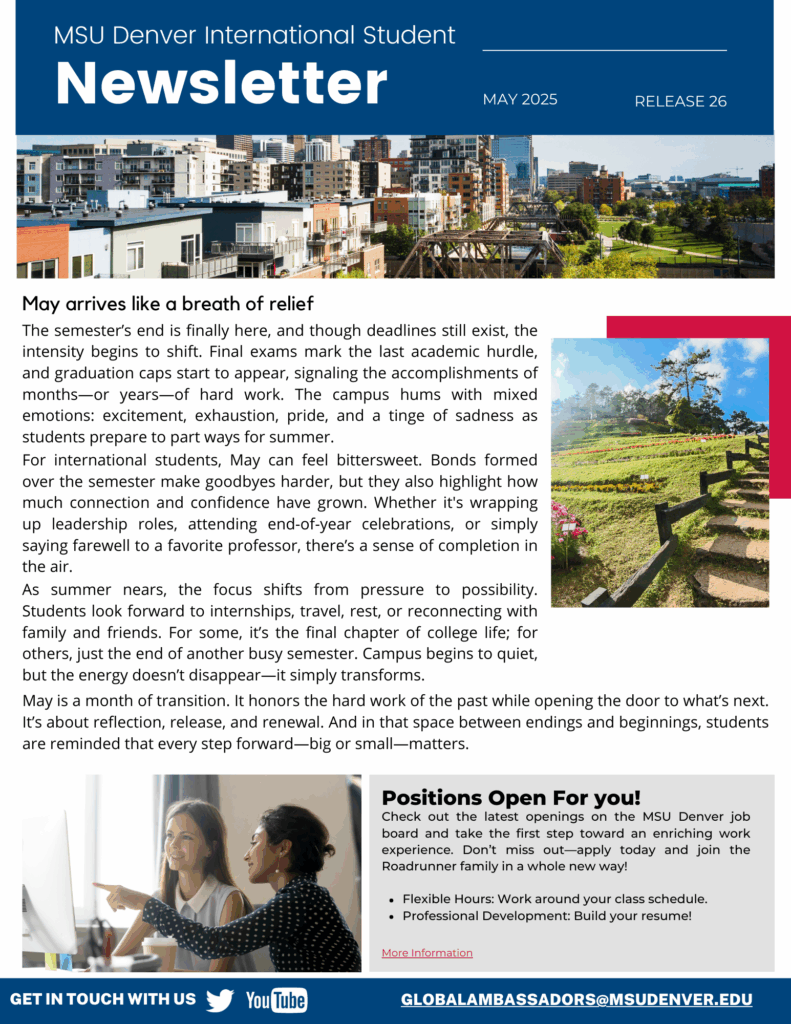 MSU Denver Global Ambassadors - MSU Denver