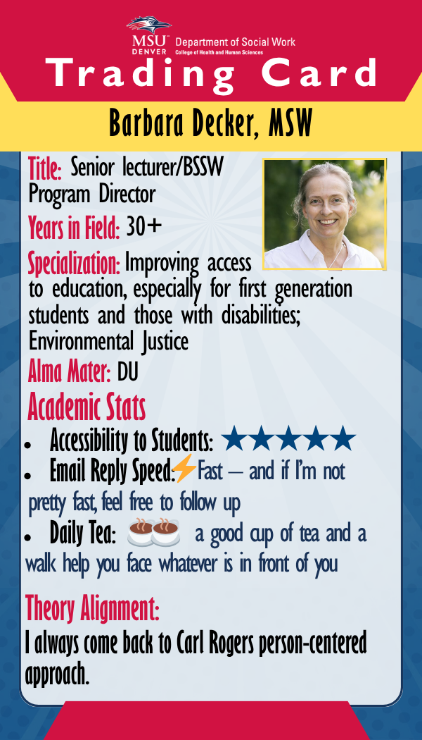 Faculty and Staff Digital Trading Cards - MSU Denver