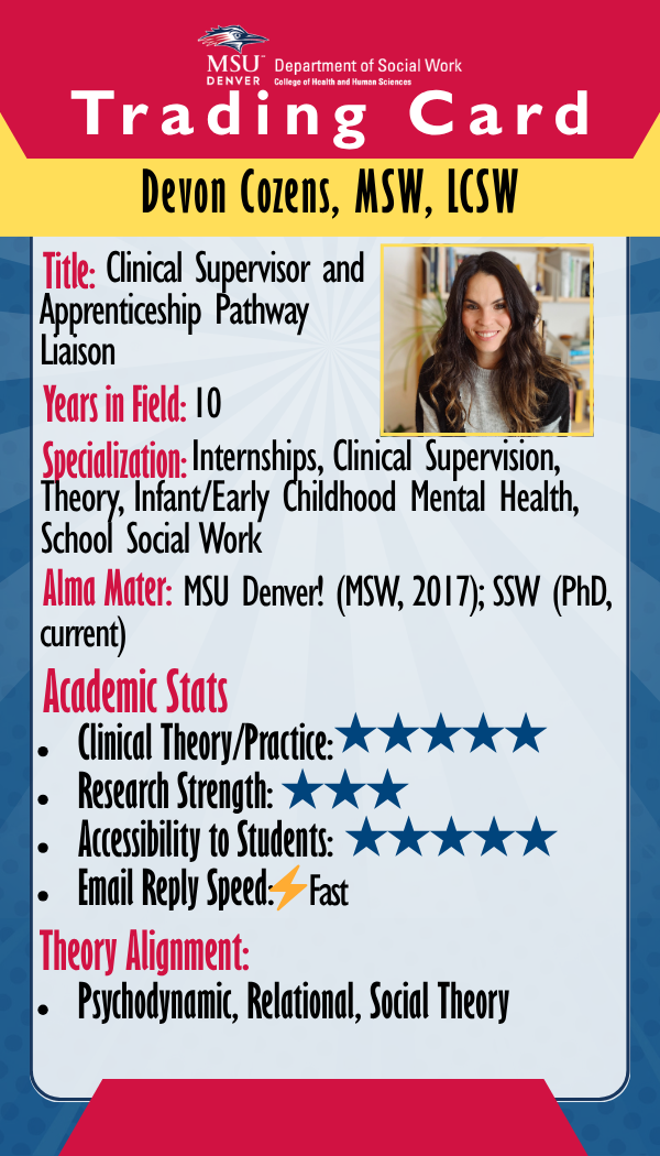 Faculty and Staff Digital Trading Cards - MSU Denver
