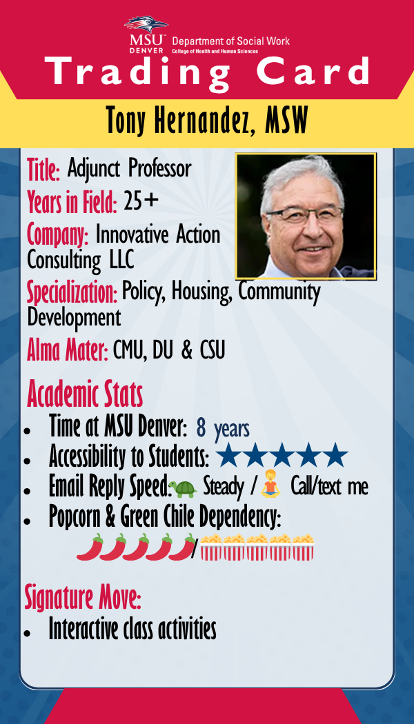 Faculty and Staff Digital Trading Cards - MSU Denver